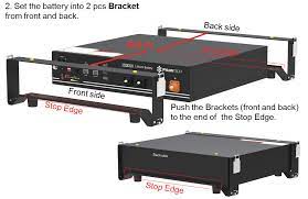 Pylontech Brackets - Pylon US3000/C (1 x Set) – Crystal Communications